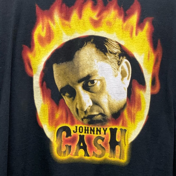 Johnny Cash | Tops | Euc Vintage Johnny Cash Ring Of Fire | Poshmark